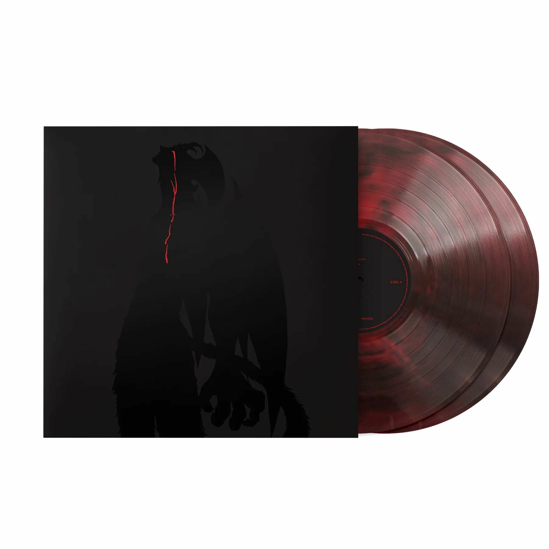 DEVILMAN Crybaby OST (Ash Black And Blood Red USA Limited Deluxe Soundtrack) Цвет: "Пепельно-Черный и Кровавый", Ультра-Редкая, Виниловая Пластинка из США, Саундтрек Человек-Дьявол: Плакса