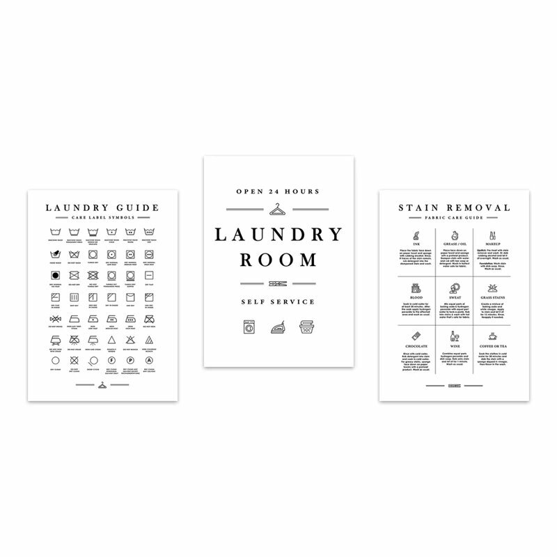 Настенный постер Laundry Room 30x40 см
