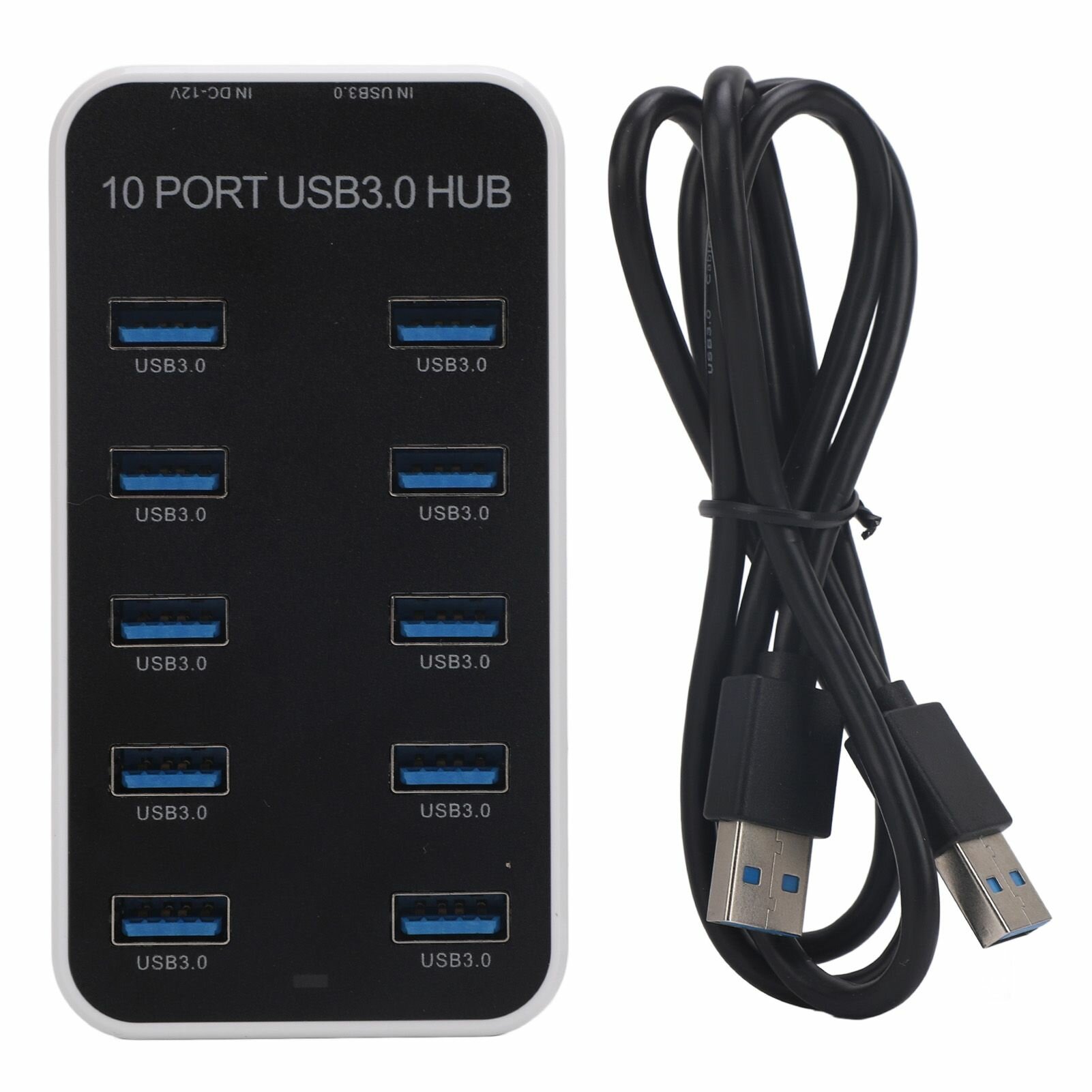 USB 3.0 концентратор 10-портовый с внешним питанием