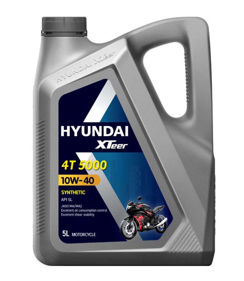 Hyundai XTeer HYUNDAI XTeer 4T 5000, 10W-40 (NEW), 5L