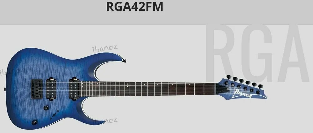 Ibanez Электрогитара AC340/RG7421EX/ RGRT421/RGA42FM /SRMS625EX /SR305EB /AW54 /PCBE12MH/RGA42EX/AW54CE 6-струнная