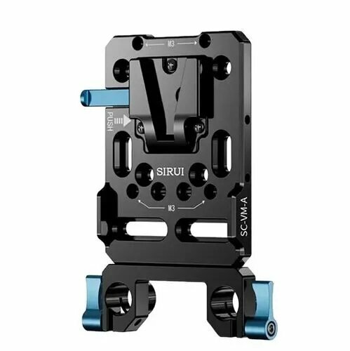 Батарейная площадка Sirui V-mount Battery Plate Dual 15mm Rod Clamp