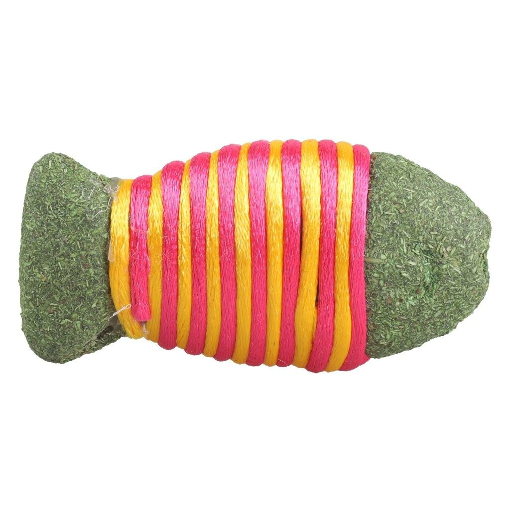 Съедобные игрушки для кошек для чистки зубов, Веревочная рыба