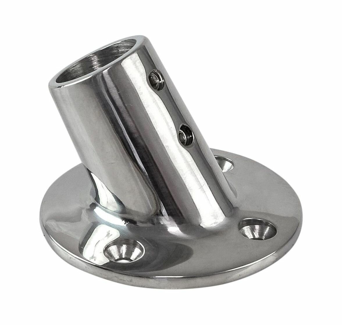 Основание стойки леера (25,4 мм), 60 град, круглое, Marine Rocket