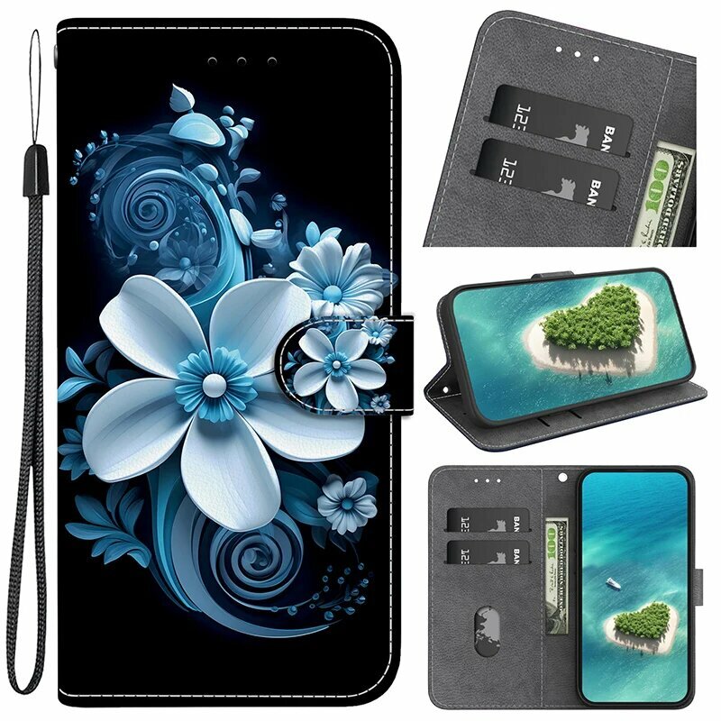 Классический чехол-подставка для Xiaomi Poco M7 PRO 5G X6 X7 5G X6 x5 X4 PRO Черный, SJ-12, Poco X5