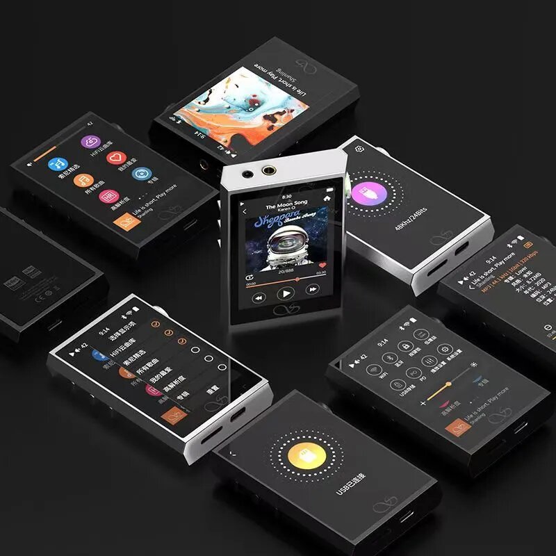 MP3-плеер SHANLING M1 Plus Черный - Bluetooth, 3.5 мм, Поддержка DSD, 2100 мАч — фото 1