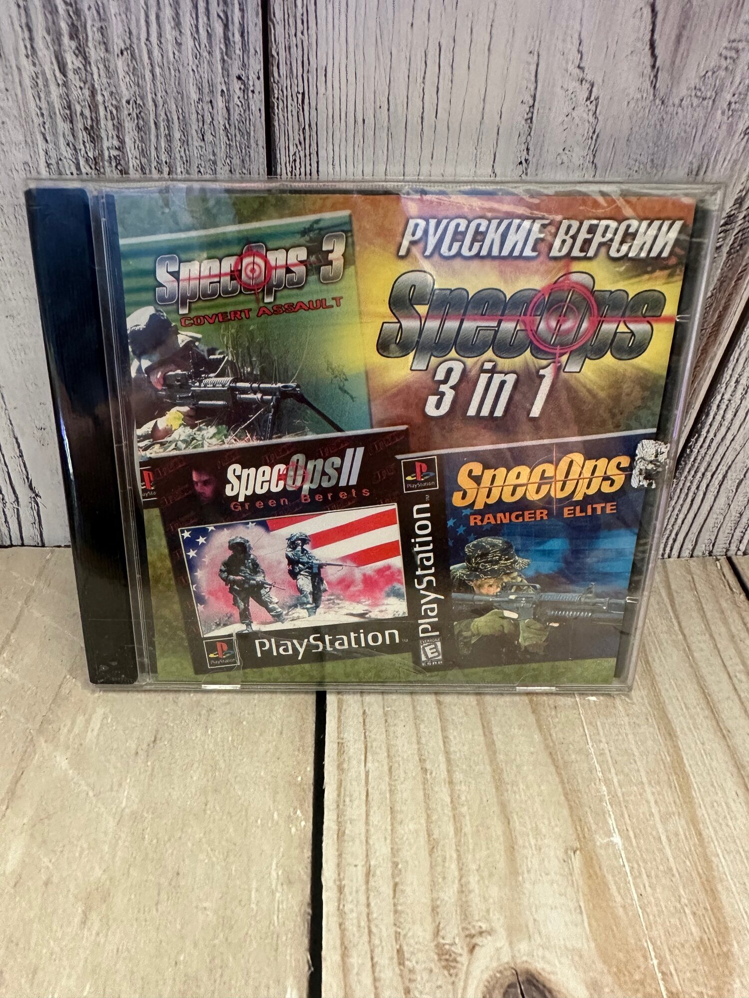 Игра Spec Ops 3в1 для play station 1 винтажная (для прошитой приставки)