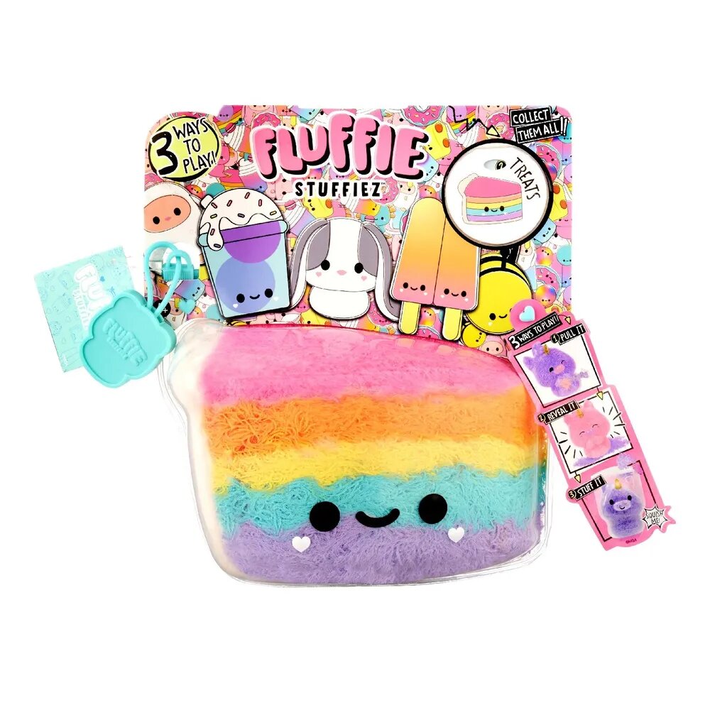 Мягкие игрушки Щипай FLUFFIE STUFFIEZ Маленький Тортик, высота 21 см