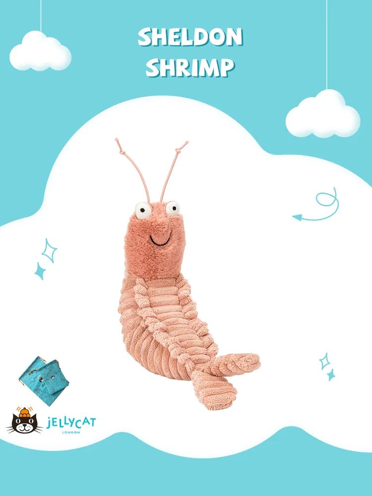 Мягкая игрушка JELLYCAT, Sheldon Shrimp