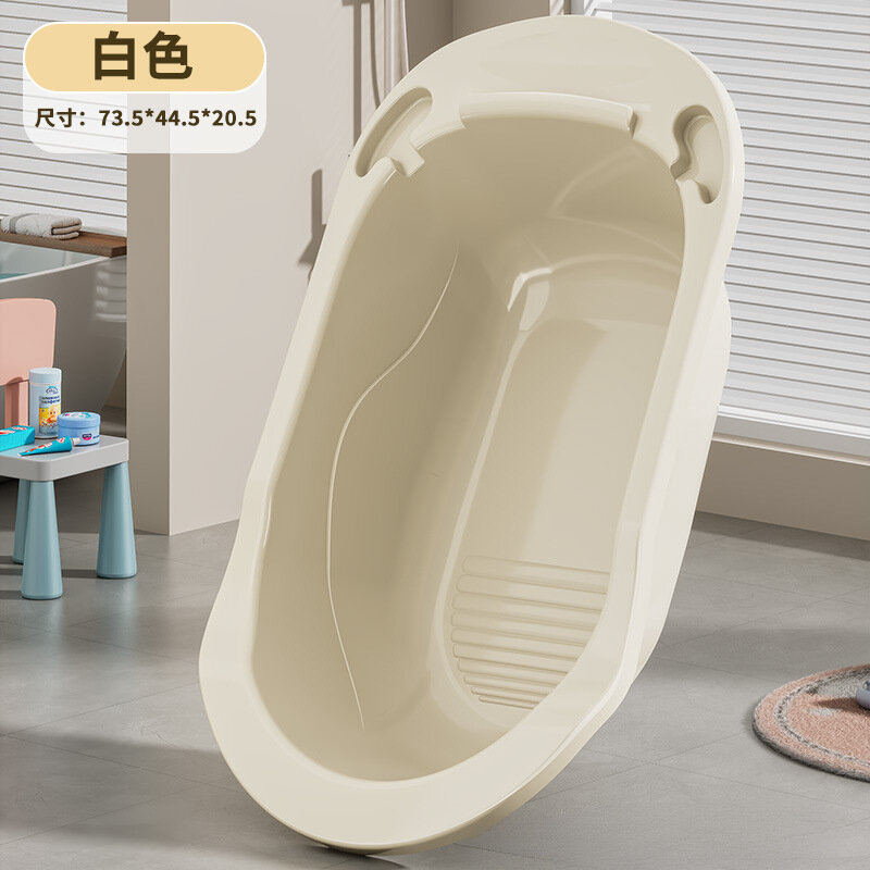 Складная ванночка для купания младенцев с датчиком температуры, расширенная и расширенная ванночка для сидения и лежания, детская ванночка