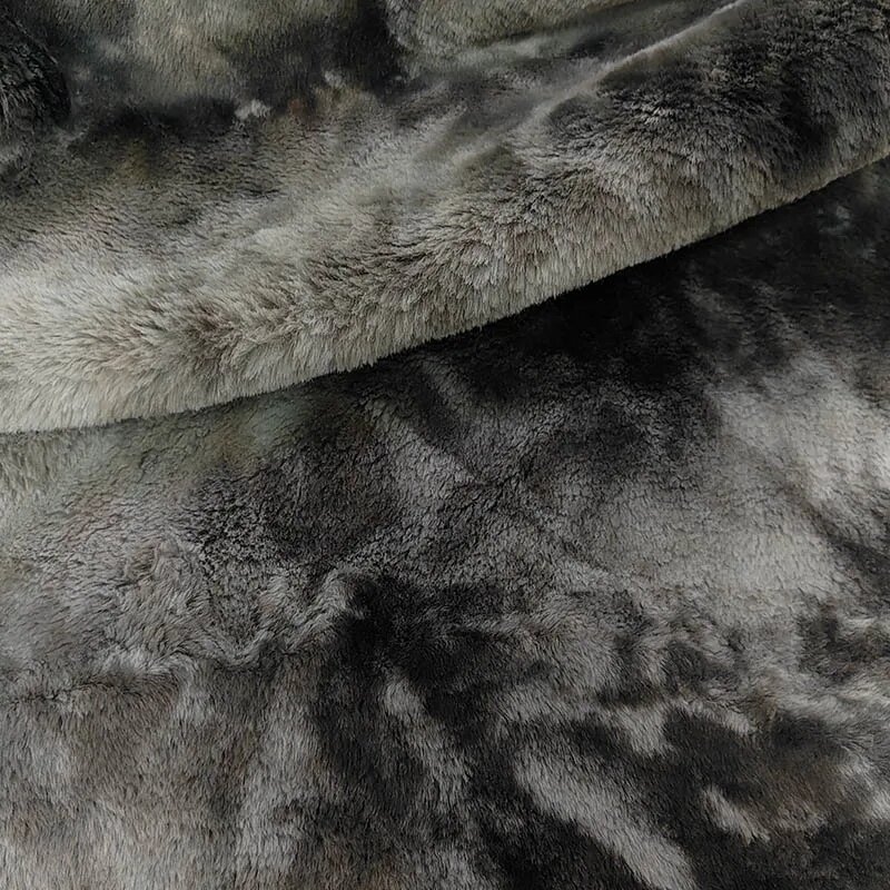 Искусственный мех кролика, серо-коричневый, 1 метр wide 160cmx1meter