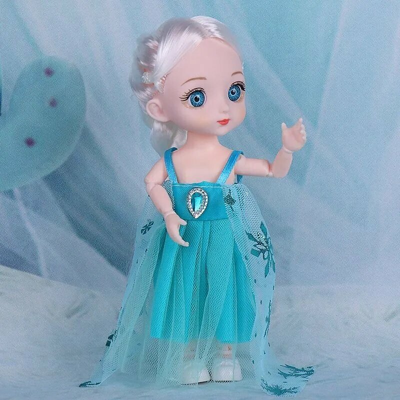 Кукла шарнирная для девочки BJD 16см Новый год День рождение