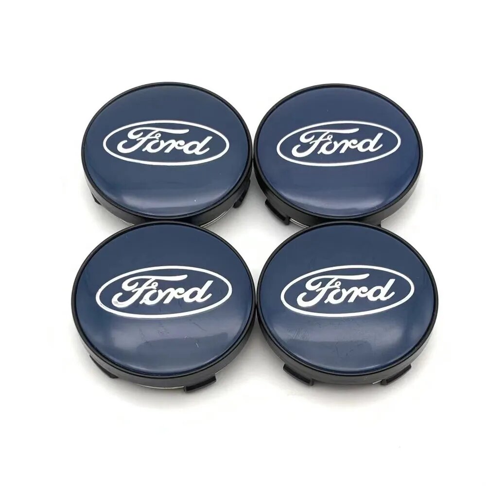 Колпачки заглушки на литые диски Ford 60/56/10 мм, 4 шт. На диск Форд влезут.