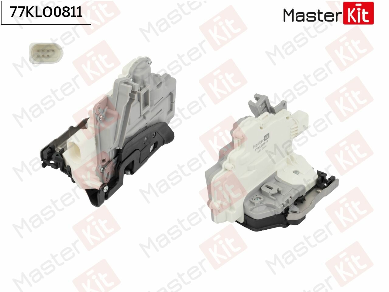 Замок передней правой двери Audi Q7 4LB/Volkswagen TOUAREG 7P5 7P6 2006 - 2018 - MasterKit 77KLO0811