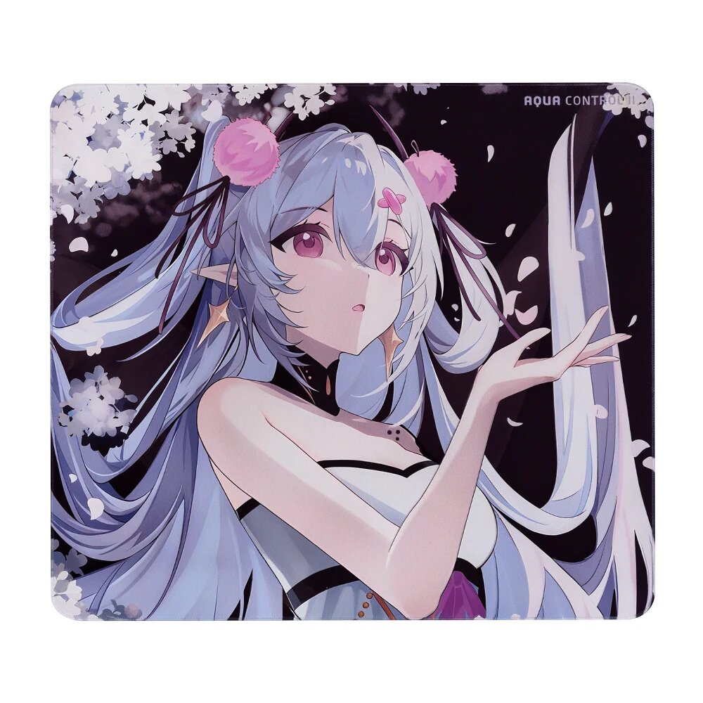 Игровые коврики для мыши X-Raypad Aqua Control II 500x500x4 мм – MAKO Sakura Night&Pink