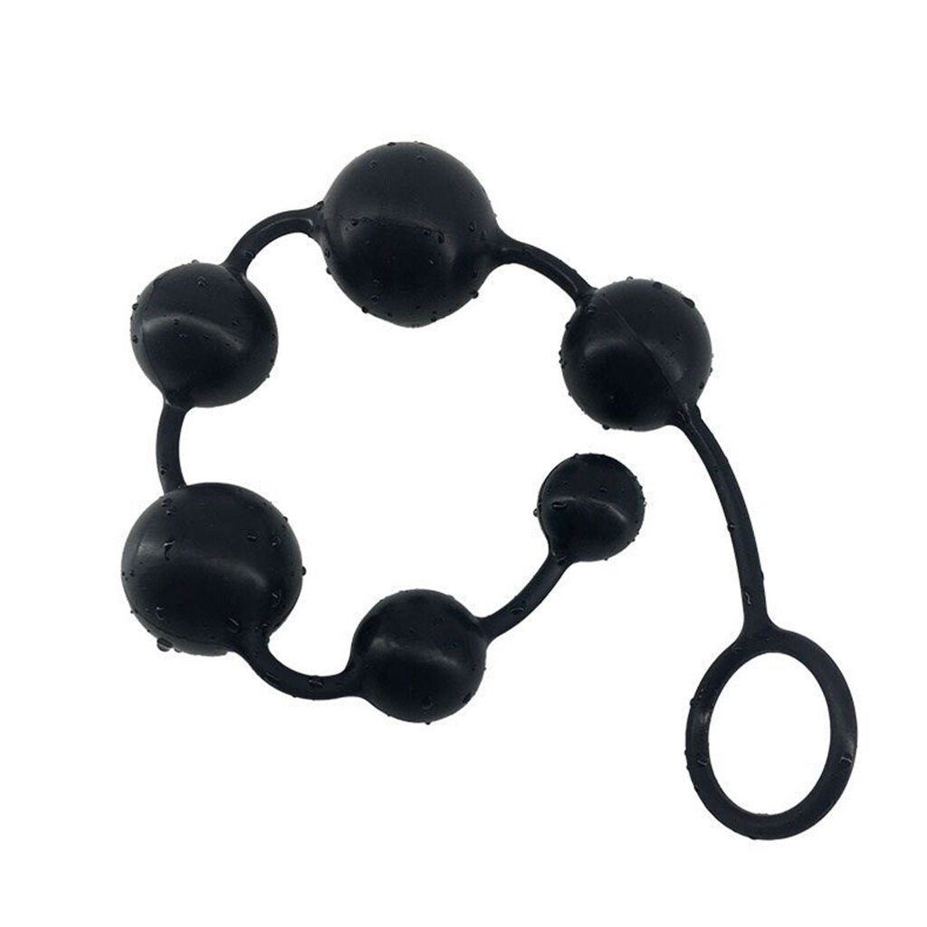 Анальные бусы из силикона