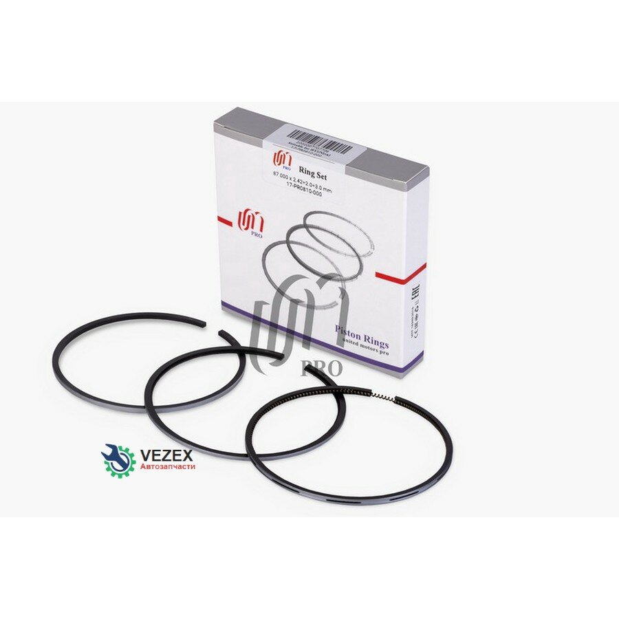 UMPRO 17PR0810000 кольца поршневые! STD\ Hyundai Santa FE 2.2 D4EB 2009-2012