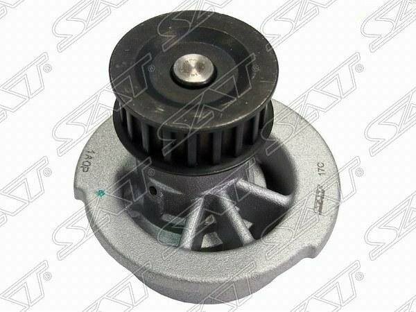 Насос водяного охлаждения SAT ST-O102 Chevrolet Aveo 02-15 / Lanos 05-09 A15SMS; A16DMS; B12S1; F12S3; F14S3; F15S3; G