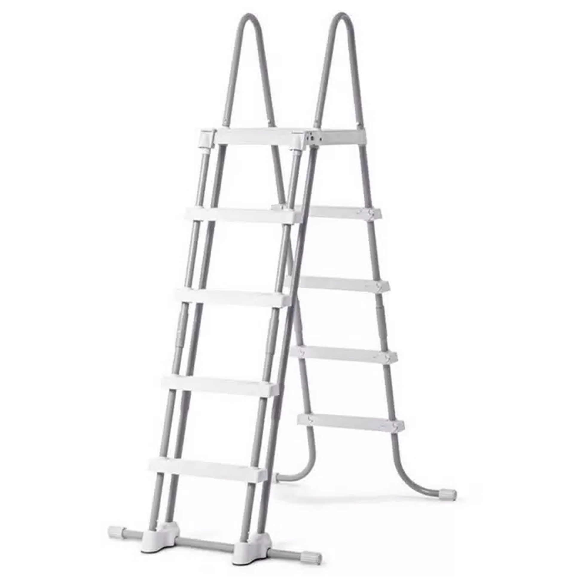 Лестница для бассейна 122см, Intex 28076, металл/пластик, серый