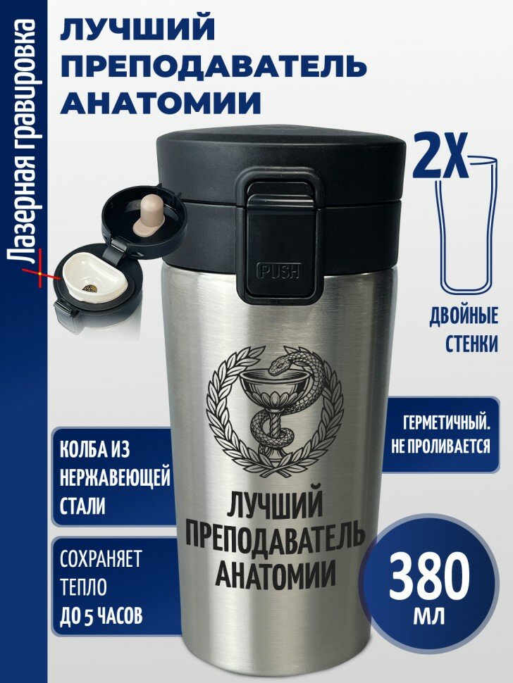 Термокружка "Лучший преподаватель анатомии"