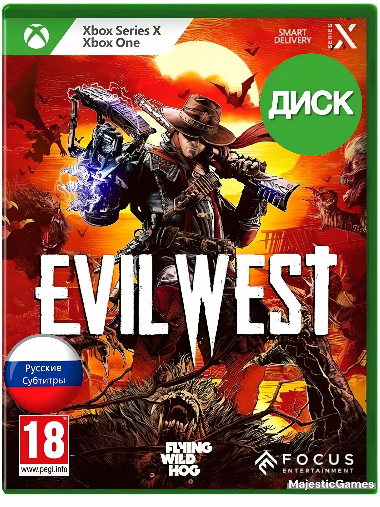 Игра Evil West (Диск, Xbox One, Series X, action, Русские субтитры)