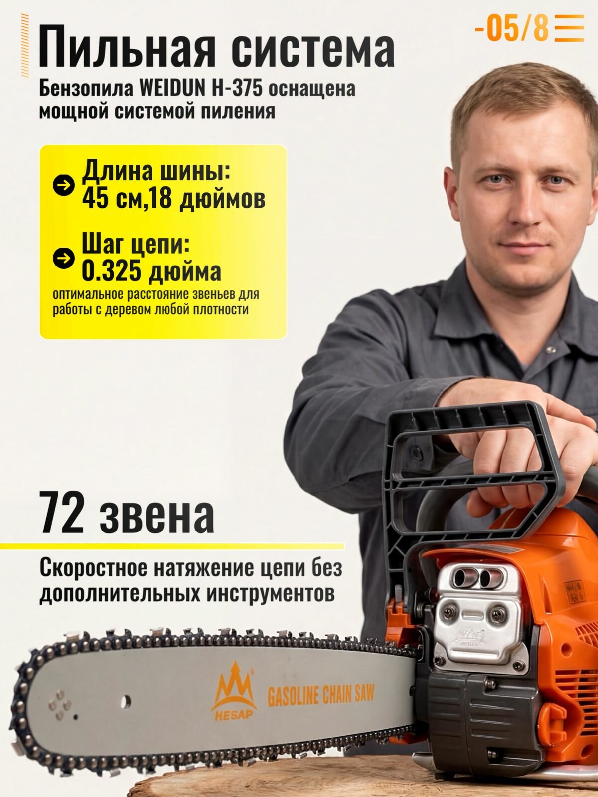 Бензопила — фото 1