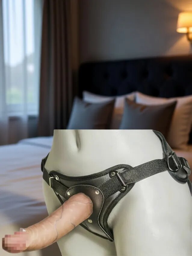 Страпон LOVETOY Woman Strap 830703, неоскин, телесный, 18 см