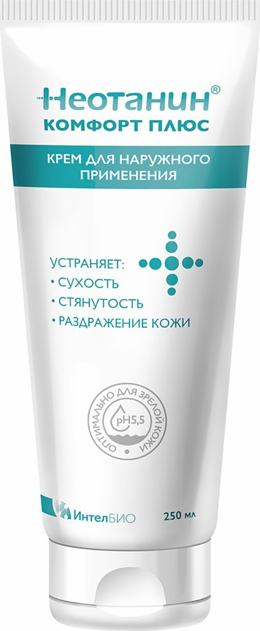 Неотанин Крем для тела Комфорт плюс для зрелой кожи ph 5.5 250мл / уходовая косметика