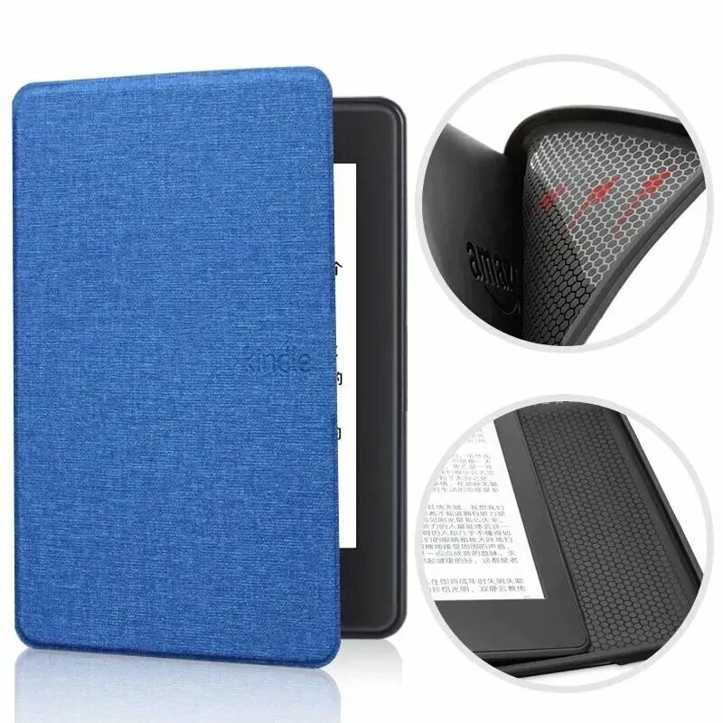 Чехол для Amazon Kindle Paperwhite 12 - го поколения 7,0 дюйма KPW6 2024 мягкий тпу силикон SA568B SA569P Смарт-прикрытие