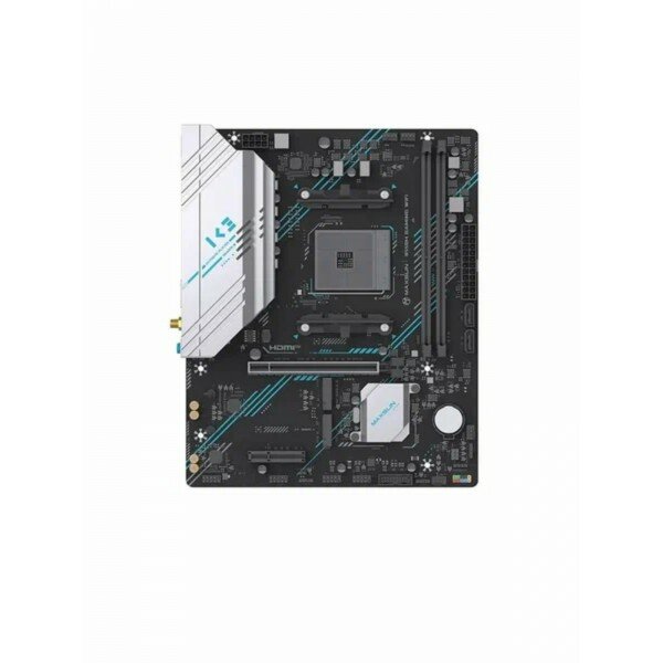 Материнская плата MAXSUN MS-B550M GAMING WIFI ICE, AM4, AMD B550, 2xDDR4, 2xSATA, 2xM.2, 1xPCIe 4.0 x16, 1xPCIe 3.0 x4, 1xHDMI, 1xDP, 1x1Gb LAN, Wi-Fi