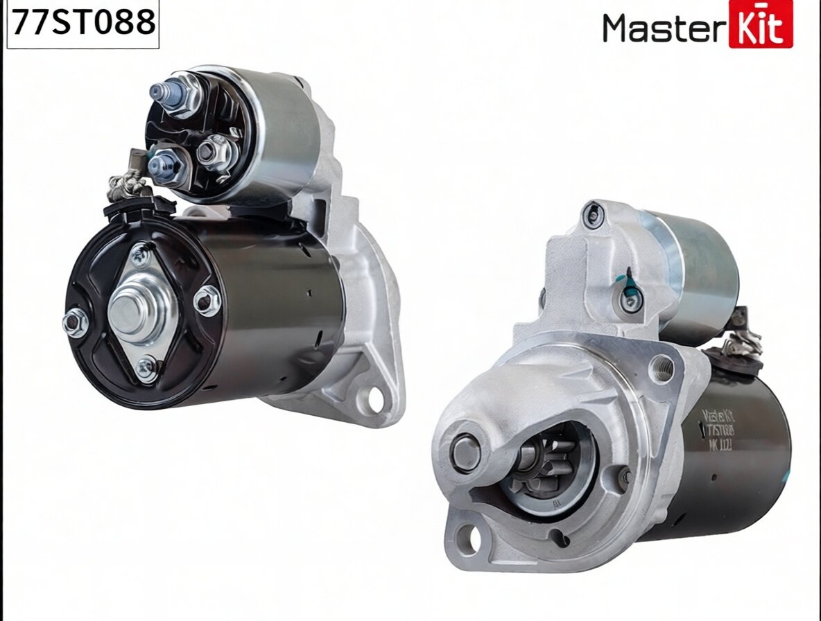 Стартер BMW E87/E90 1.8/2.0 1.2kw (1.2kw) Masterkit MasterKit арт. 77ST088