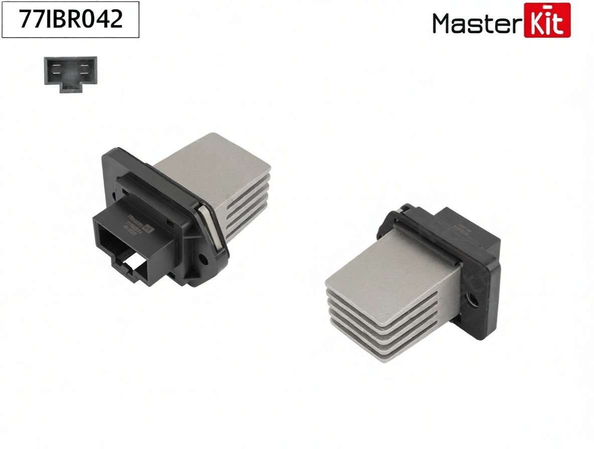 Резистор вентилятора Chevrolet REZZO (U100)/Daewoo NUBIRA (J100) 2000 - 77IBR042 MasterKit арт. 77IB