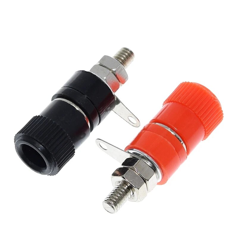 Клеммные колодки TZT JS-910B 4 мм, Red and Black, 10PCS