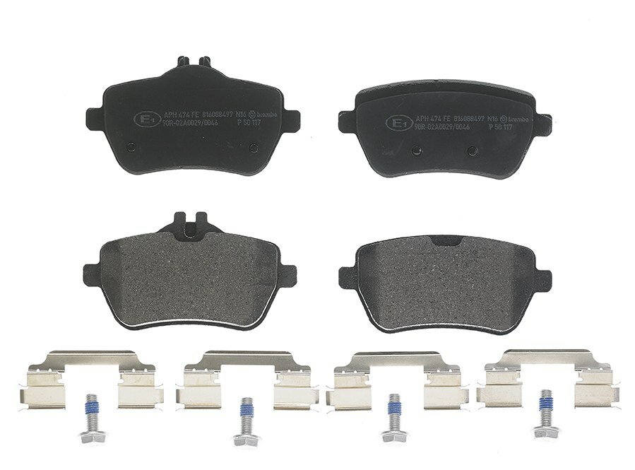 Колодки задние mb w222/a217/c217 2013-> brembo p50117