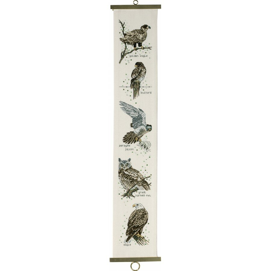 Набор для вышивания панно Хищная птица 16 x 90 см PERMIN 35-8130