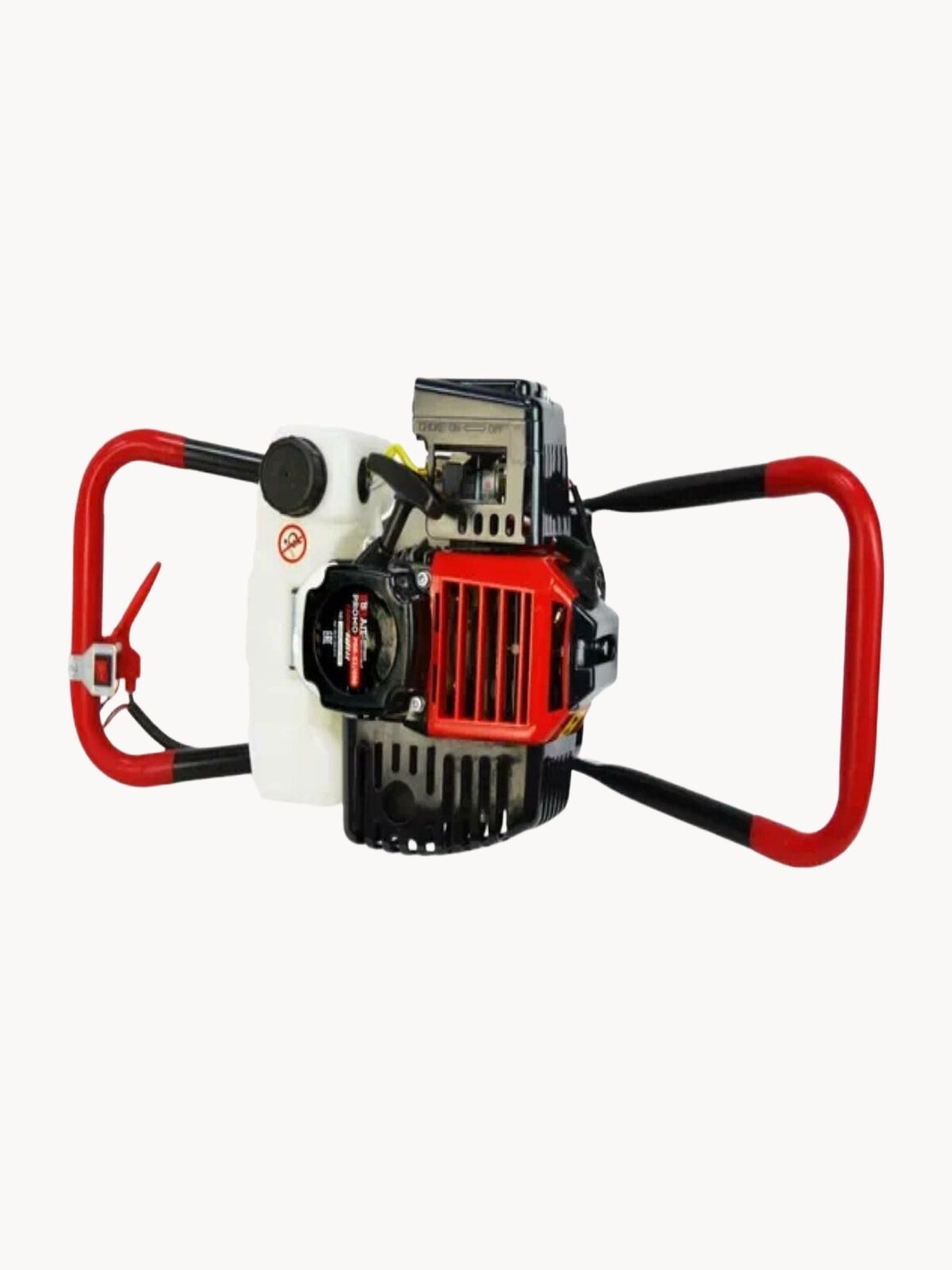 Мотобур BRAIT PBR-52/000 PROMO, 52см3, 1500Вт, 2-х тактный с воздушным охлаждением