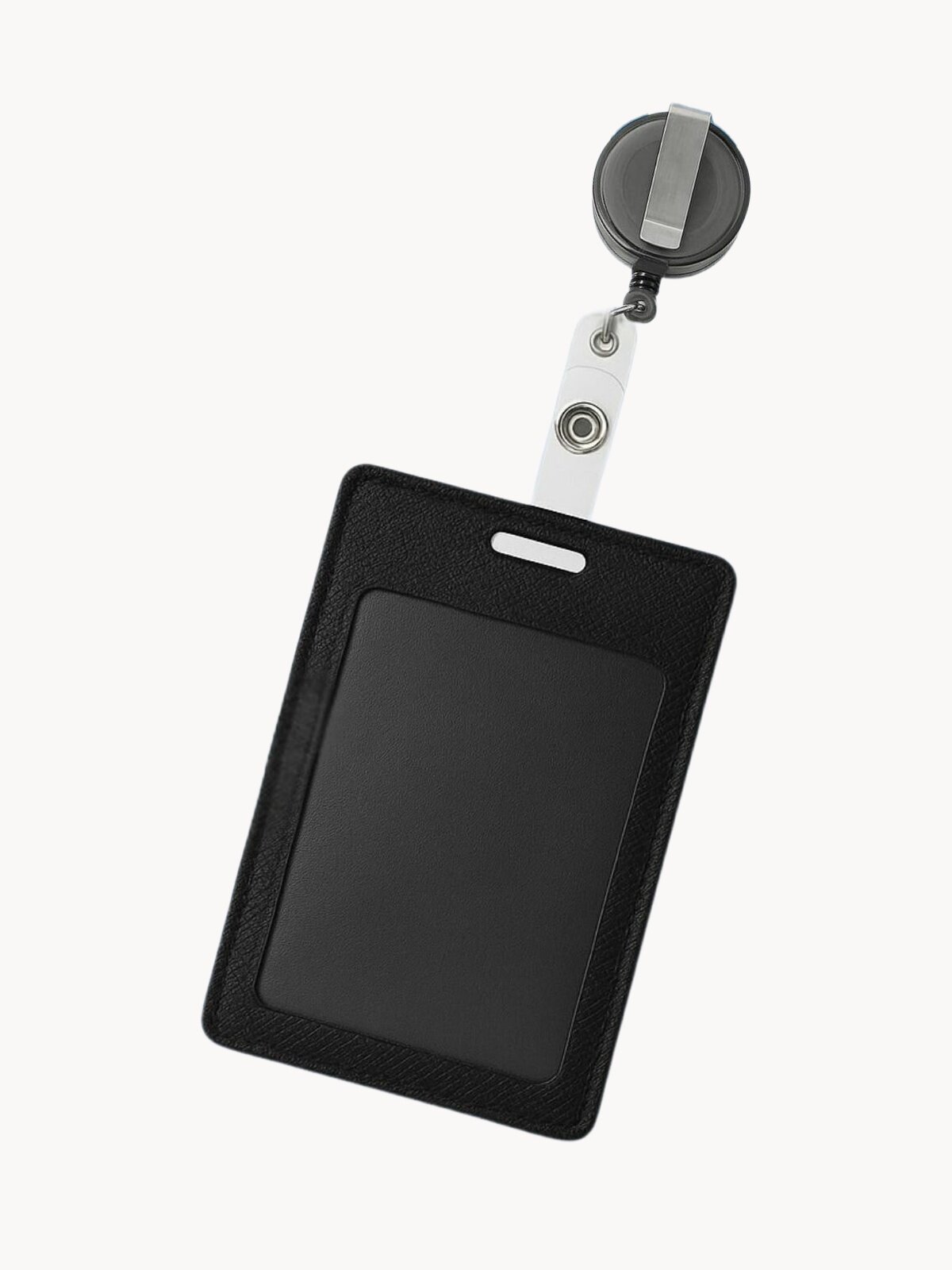 Бейдж для пропуска с рулеткой, Картхолдер, Держатель для карт, Школьный бейдж, Черный