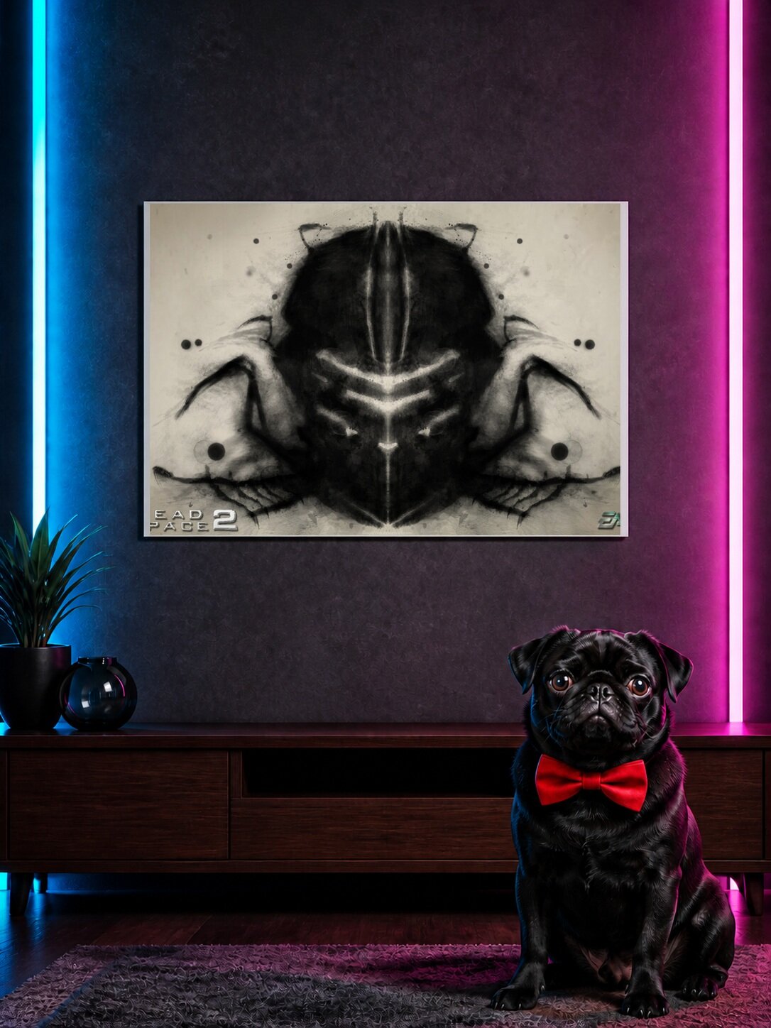 Постер Dead Space Мир — коллекционный игровой дизайн A3