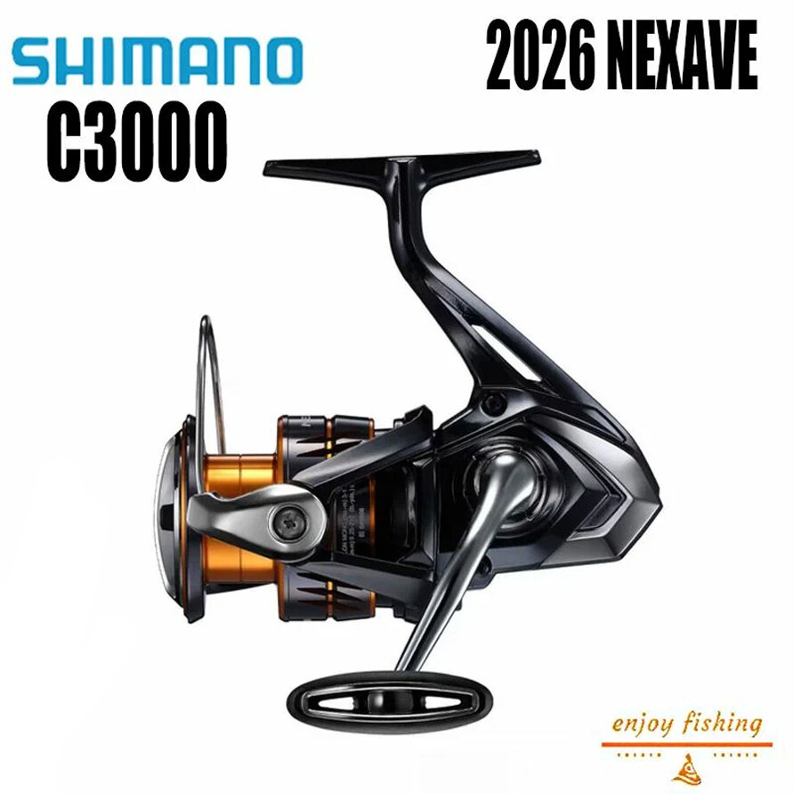 SHIMANO 2026 NEXAVE C3000 Спиннинговое катушка Подходит для Морская и пресной, Малайзия