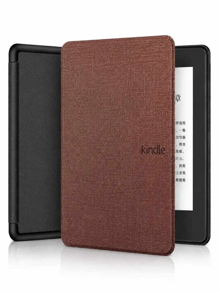 Чехол-книжка для Amazon Kindle Paperwhite 11 (6.8", 2021) коричневый