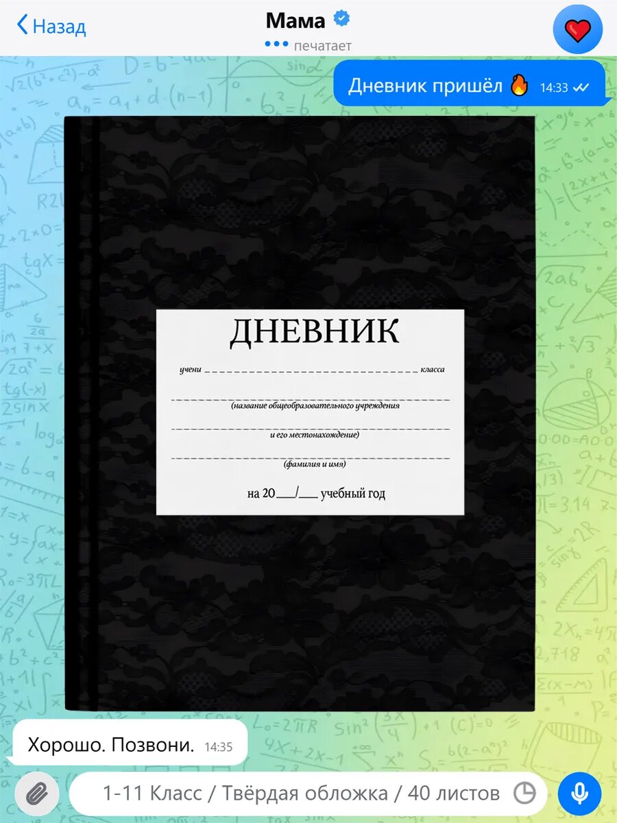 Школьный дневник с принтом y2k pinterest