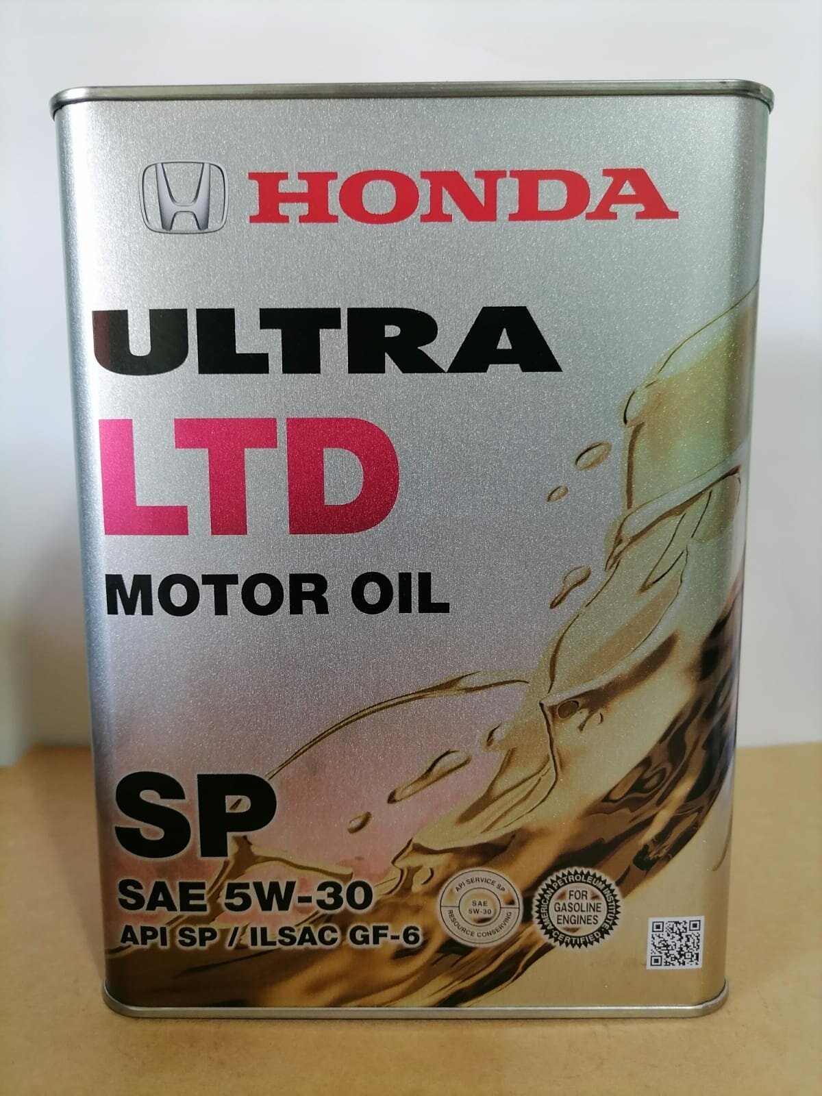 Масло моторное HONDA ULTRA MOTOR OIL LTD 5W-30 SP, 4л, арт. 08228-99974HMR