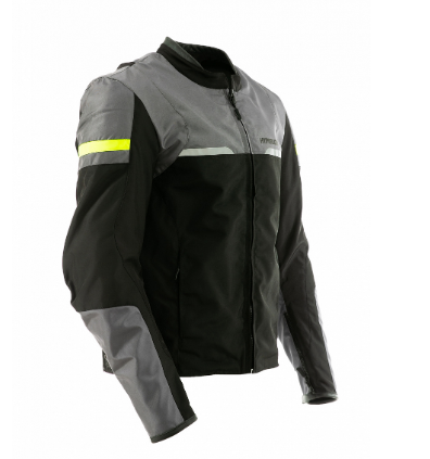 Мотоциклетная куртка Hyperlook Desire, цвет серый черный, размер M