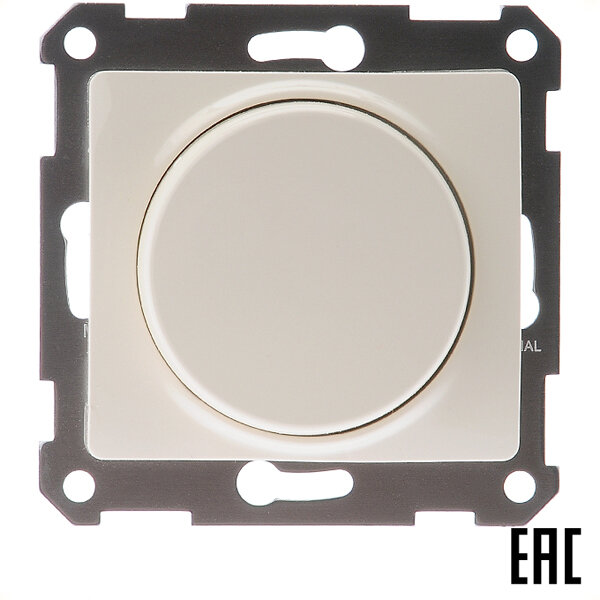 Механизм светорегулятора Glossa GSL000223 10-400 Вт (LED 3-150Вт) с/п бежевый Schneider