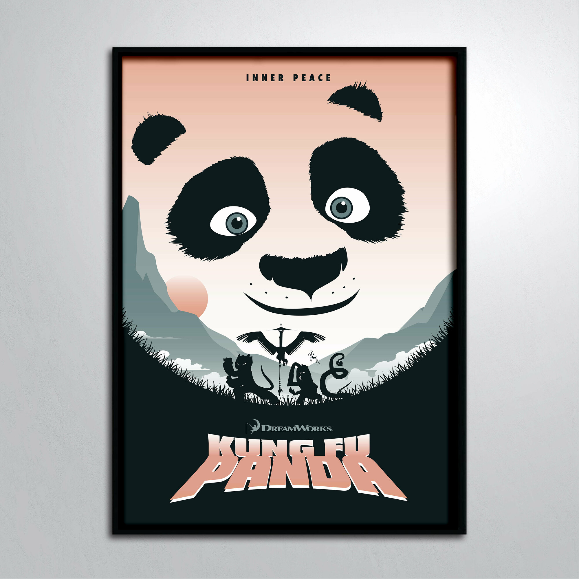 Постер без рамы/Кунг-фу Панда Kung Fu Panda