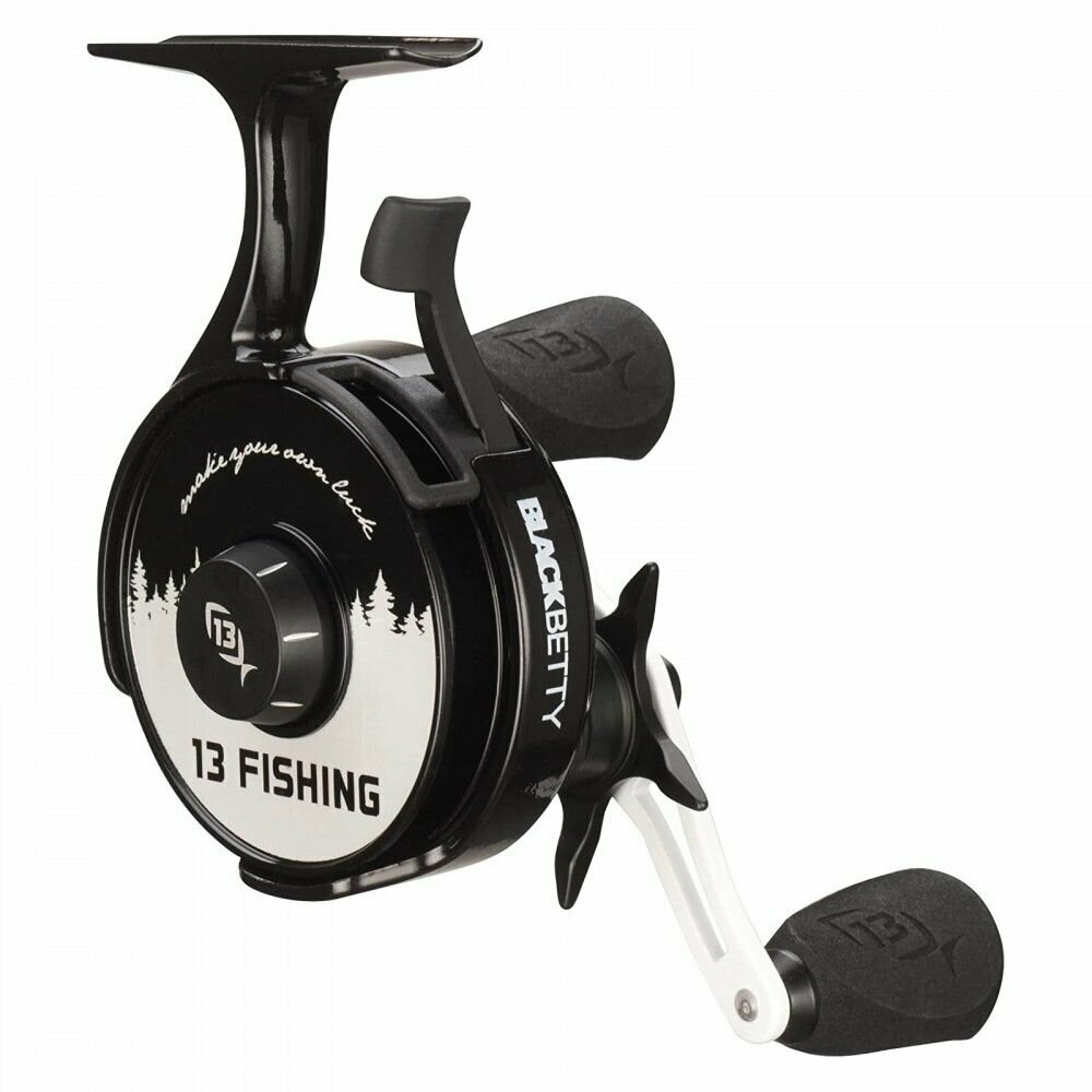 Катушка зимняя 13 Fishing NORTHWOODS EDITION FreeFall Carbon Inline 2.5:1 Gear Ratio (Left Hand)