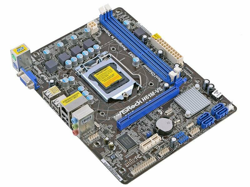 Материнская плата ASRock LGA1155 H61M-VS