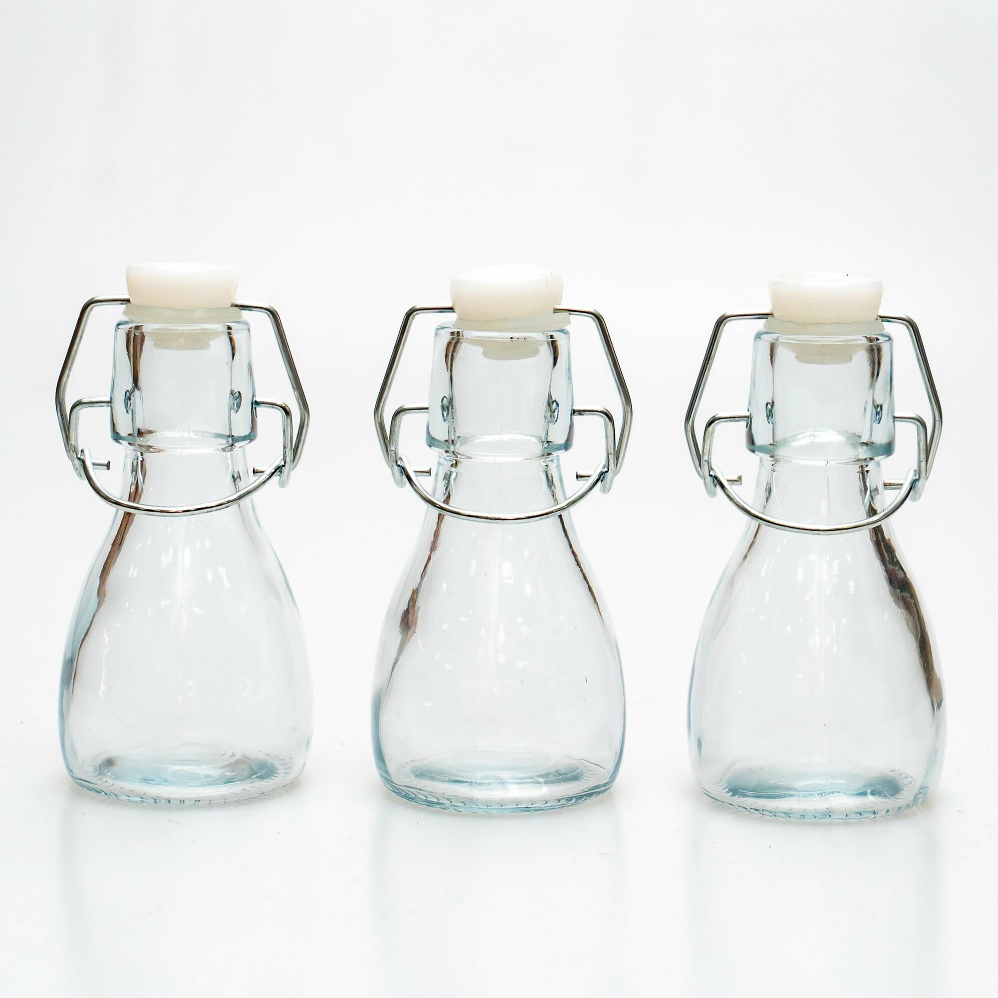 Бутылочки 75 мл с бугельной пробкой 3 шт