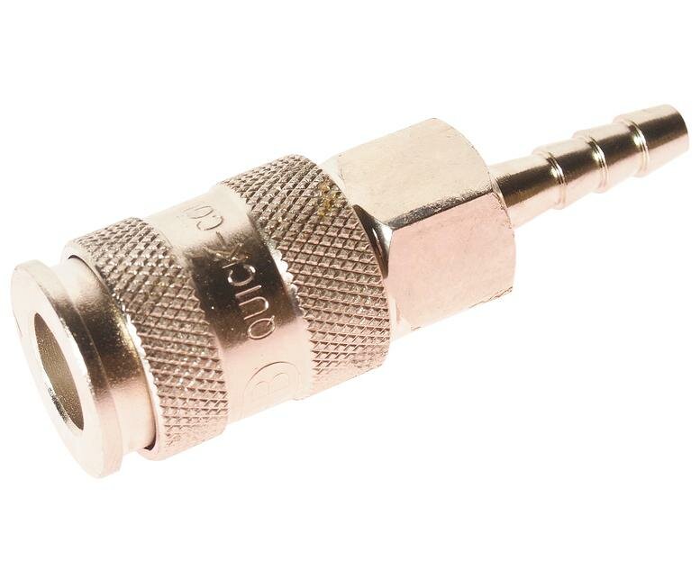 JTC-D20SHA Соединитель быстросъемный 1/4" елочка 7.9мм (мама)