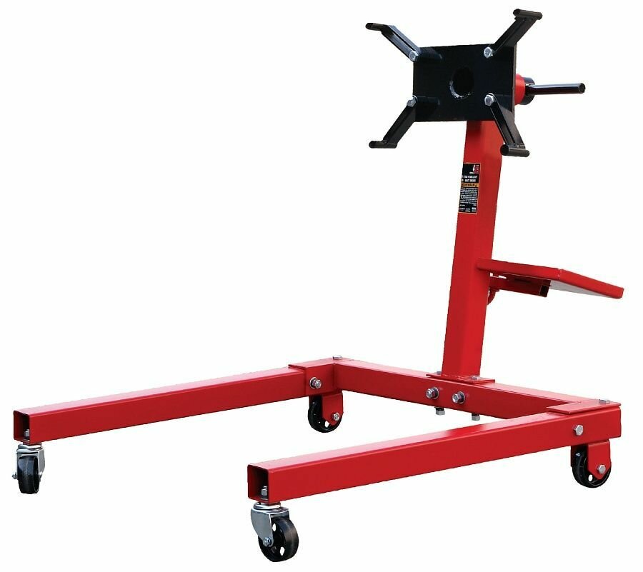 Стапель-кантователь для двигателя, одностоечный с П-образной рамой TORIN T25671